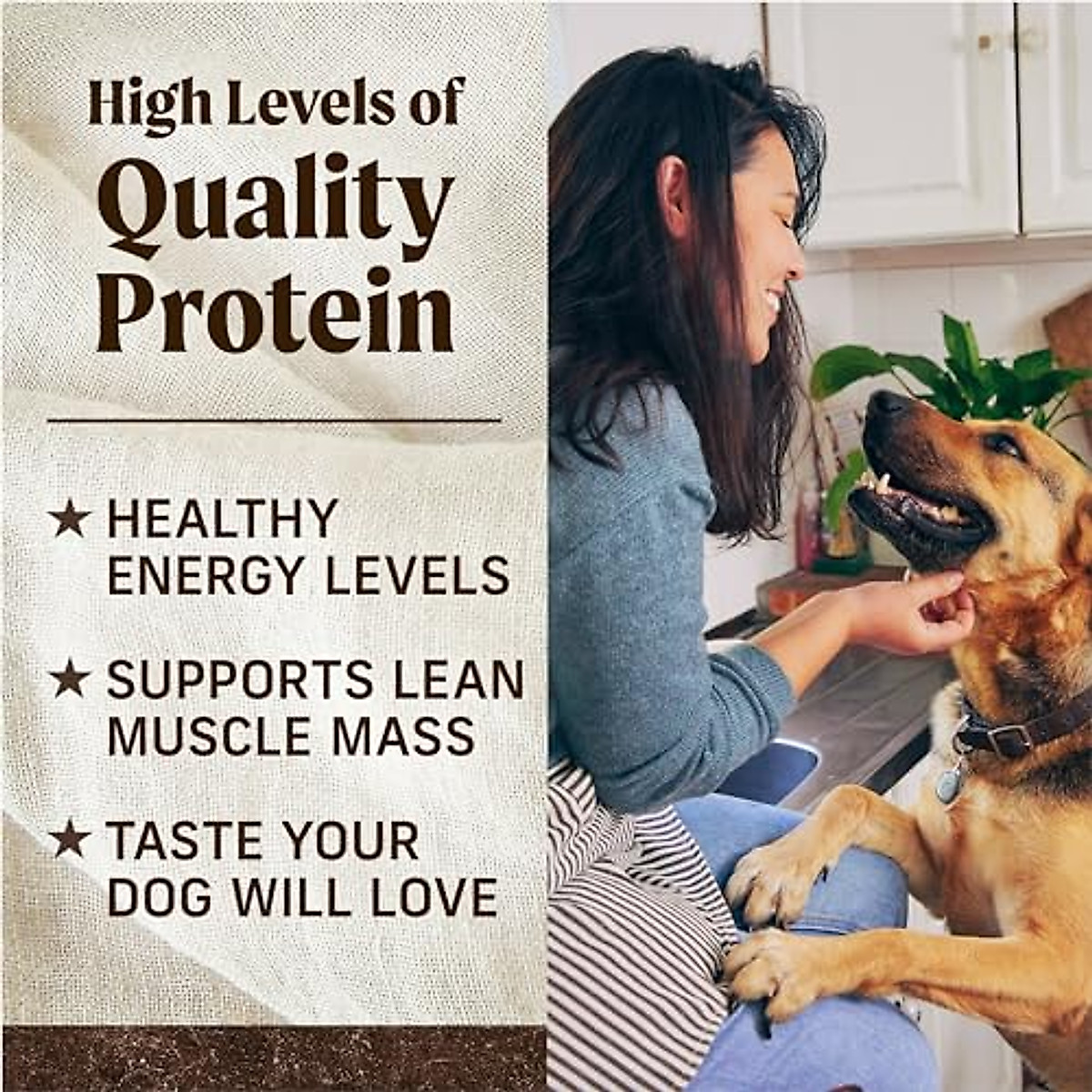 Merrick Premium Grain Free Dry Adult Dog Food, Wholesome And Natural Kibble With Real Salmon And Sweet Potato - 4.0 lb. Bag