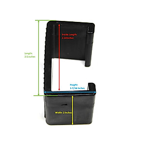 JSP Manufacturing Patio Rattan Wicker Furniture Medium Alignment Fasteners Clips for Sectional Sofa Chair (10) Black