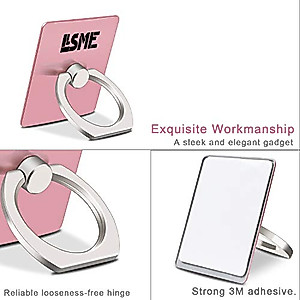 Cell Phone Finger Ring Stability Holder Stand, Phone Ring 360 Rotation Phone Ring Grip Finger Ring Stand Compatible with Almost of Phones