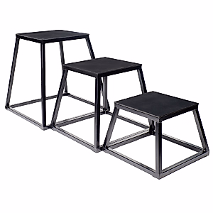 Fuel Pureformance Plyometric Platform Box Set, 12" x 18" x 24"