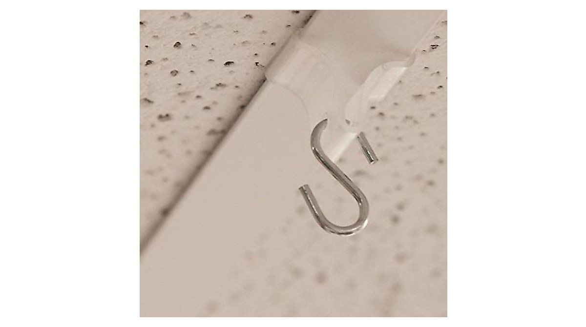 SHARP TANK Clear Grid Clips - 60 Pc Set for Easy Hanging