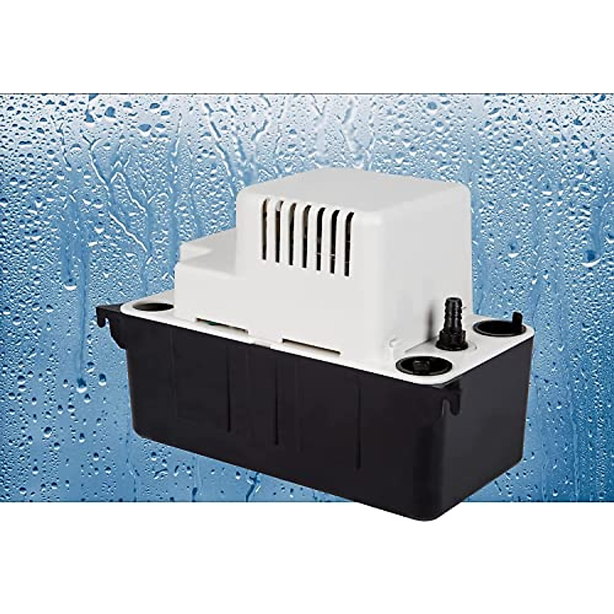 Little Giant VCMA-20ULST 115 Volt, 80 GPH, 1/30 HP Automatic Condensate Removal Pump with Safety Switch and Tubing, White/Black, 554435