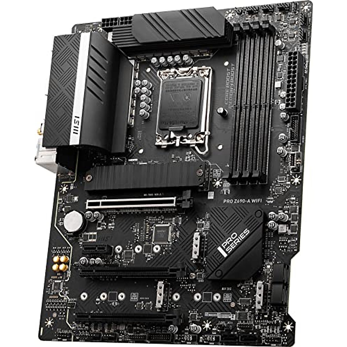 MSI PRO Z690-A WiFi ProSeries Motherboard (12th/13th/14th Gen Intel Core, LGA 1700 Socket, DDR5, PCIe 5, 2.5G LAN, M.2 Slots, Wi-Fi 6E, Bluetooth 5.3, ATX)
