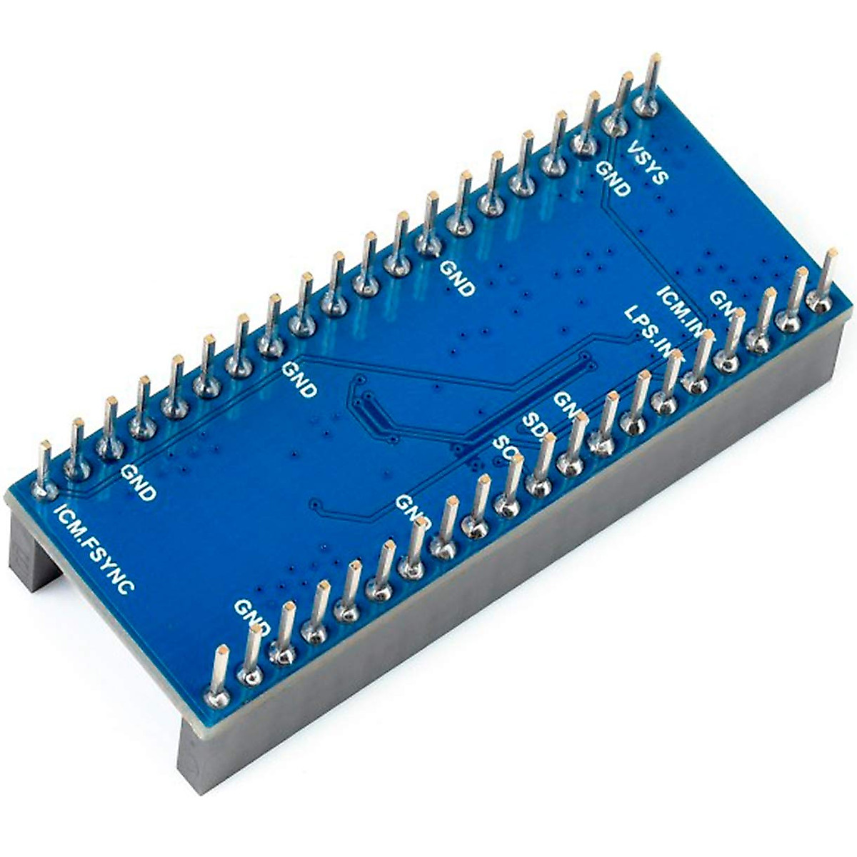Waveshare 10-DOF IMU Sensor Module for Raspberry Pi Pico, Onboard 9-axis Motion Sensor ICM20948 Baroceptor LPS22HB Chip Incorporate sensors includes Gyroscope Accelerometer Magnetometer Baroceptor