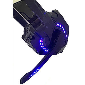 Nxt Level G9000 Pro 7.1 Stereo Surround Sound Lightweight Gaming Headset Noise Cancelling Microphone RGB LED Light Up Headphones Soft Over Ear Memory Pads for PS4 PS5 PC Xbox ONE Switch PC Laptop Mac…