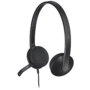 Logitech USB Headset H340, Stereo, USB Headset for Windows and Mac (Certified Refurbished)