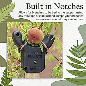 Kalinar Tree Crutch - DIY Tree Support Device - Save Fruit Tree Branches from Breaking Under Heavy Fruit, fits on Standard 2x2 Lumber, T-bar, Bamboo Garden Stakes, Broom Pole, and More (1-Pack)