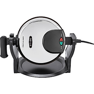Bella - Non-Stick Rotating Belgian Waffle Maker - Stainless Steel - BPA & PFOA Free