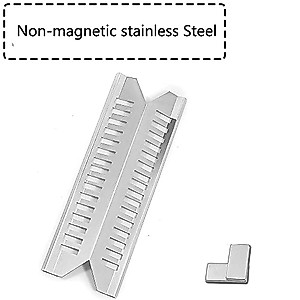 Htanch SN6061(1-Pack) 19.5625 inch 16GA Stainless Steel Heat Plate Replacement for Select Broil-Mate and Fiesta,Master Forge Gas Grills