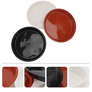 YARNOW 30 Pcs Water Tray Plant Saucer Planter Tray Plant Pot Trays Plant Drip Trays Bonsai Base Tray Round Flower Pot Tray Water Drip Tray Round Plant Plants Indoor UFO Household Plastic