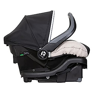 Baby Trend Ally Newborn Baby Infant Car Seat Carrier Travel System with Harness and Extra Cozy Cover for Babies Up to 35 Pounds, Modern Khaki