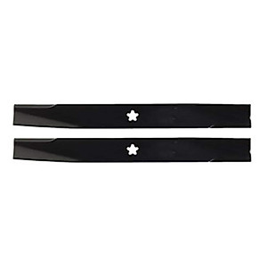 Stevens Lake Parts Set of 2 New Heavy Duty Blades Fits AYP, Fits Craftsman, Fits Husqvarna, Fits Poulan, Fits Sears, Universal 195-019, 24676, 340-066, 42" Deck