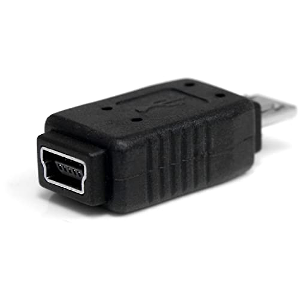 StarTech.com Micro USB to Mini USB 2.0 Adapter M/F - Micro to Mini USB Adapter - Mini USB Adapter - Micro USB to Mini USB (UUSBMUSBMF), Black