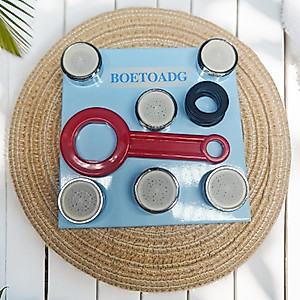 6PCS Faucet Aerator Bathroom Sink Standard Replacement Parts with Brass Shell 15/16 Inch 24mm External Thread Aerator Faucet Filter with Gasket and Wrench Suitable for Kitchen and Bathroom