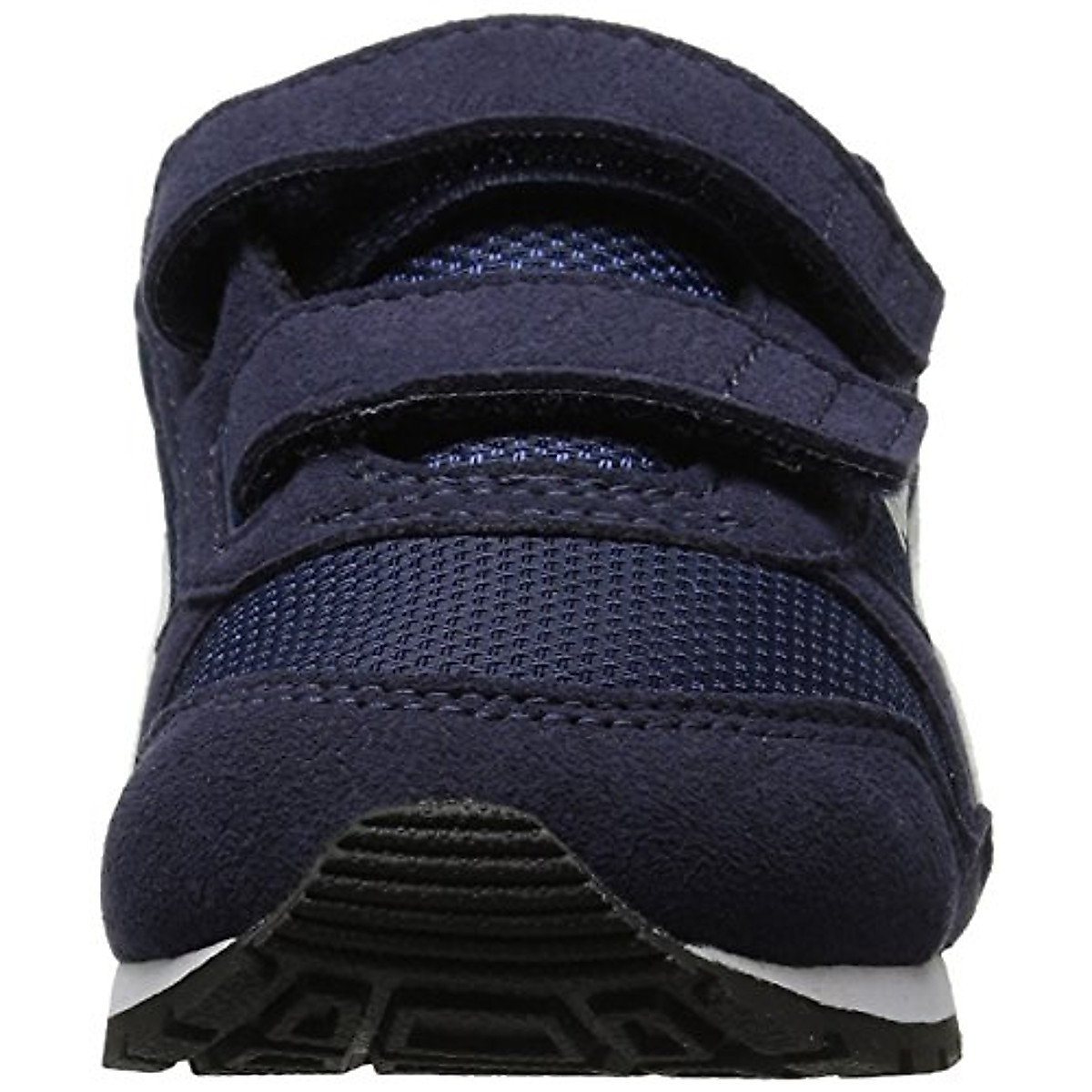 PUMA Unisex-Baby Carson 2 Metallic Mesh Hook and Loop Sneaker, Peacoat/White , 7C US Toddler