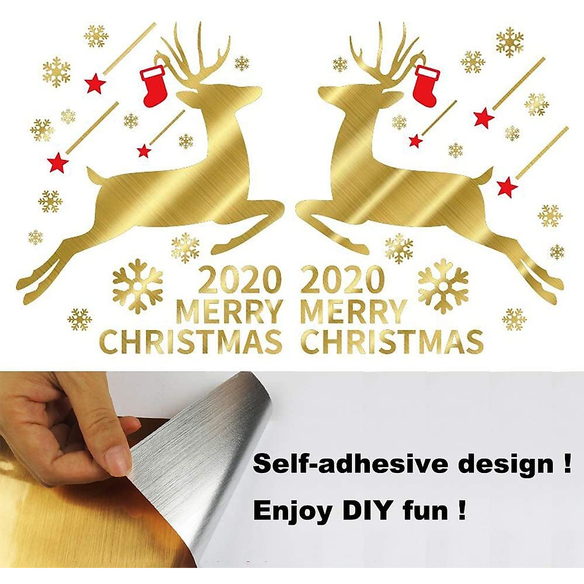 Gold Self Adhesive Contact Paper 17.7”X 118” Metallic Gold Contact Paper Metal Look Wallpaper Self Adhesive Peel and Stick Wallpaper Waterproof Contact Paper DIY Decor Shelf Liner Covering Film Roll