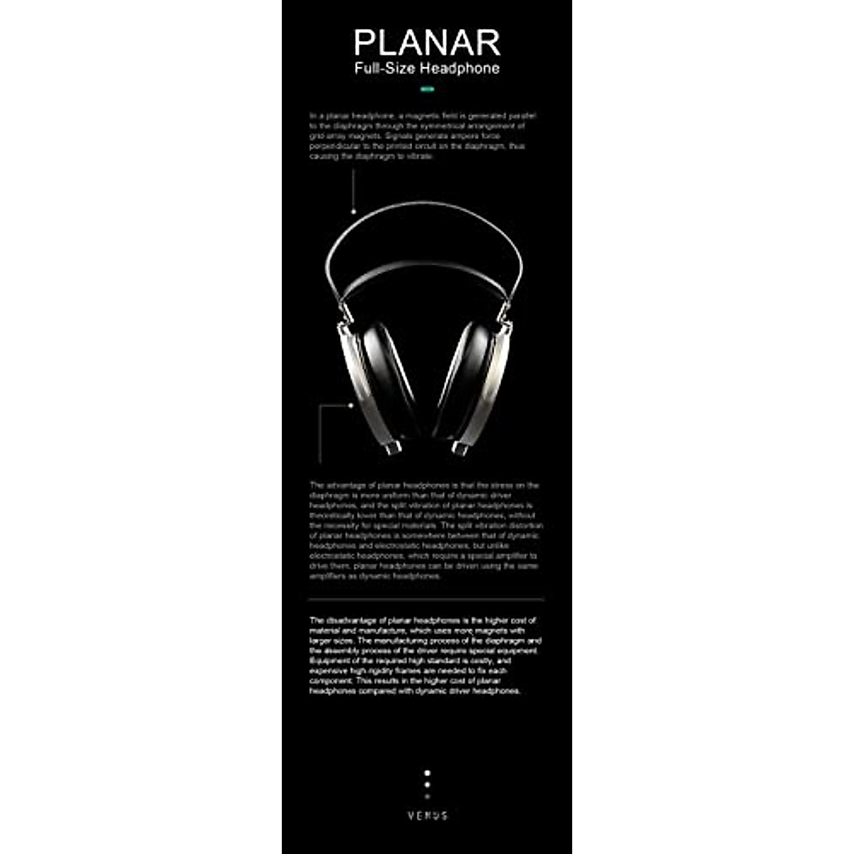 Moondrop Venus Flagship Full-Size Planar Headphone