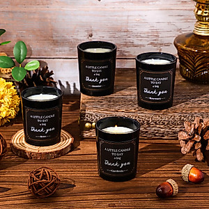 MTLEE 8 Pcs Employee Teacher Appreciation Gifts Scented Candles Gift Set Inspirational Soy Wax Jar Candle for Employee Teachers Presents Thank You Gift for Coworker Women Men, 8 Fragrances (Thank You)