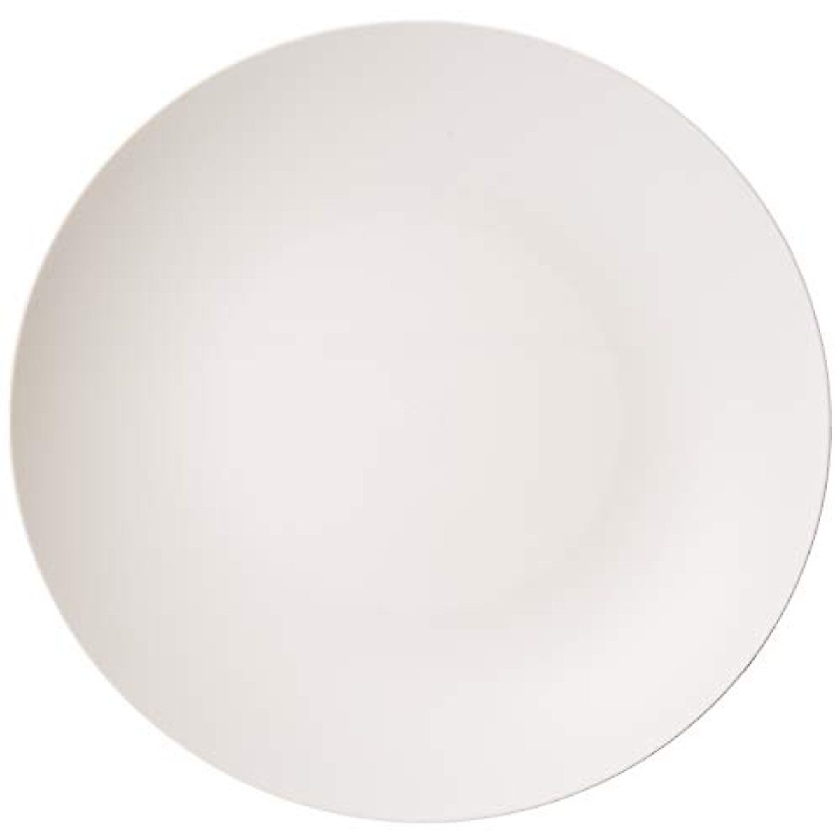 Coza Design- Durable Plastic Plate Set- BPA Free- Set of 6 (White)