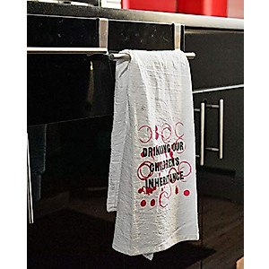 Home-X - Over-The-Cabinet Towel Bar, Metal Hanging Rack for Kitchen and Bathroom, Stainless Steel, 9" L x 2 1/2" W x 2 1/4" H