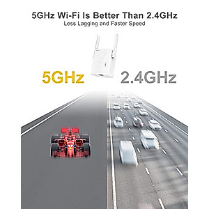 BrosTrend AC1200 WiFi to Ethernet Adapter, 1200Mbps Dual Band Universal Wireless Bridge for Printer, Smart TV, Blu-Ray Player, PlayStation, Xbox, etc, WPS Easy Setup, Connect a Wired Device to Wi-Fi