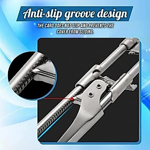 Adjustable Multifunctional Stainless Steel Can Opener, Master Opener Adjustable Toothed Clamp Jar & Bottle Opener for Arthritic Hands, Seniors, and Anyone With Limited Hand Strength