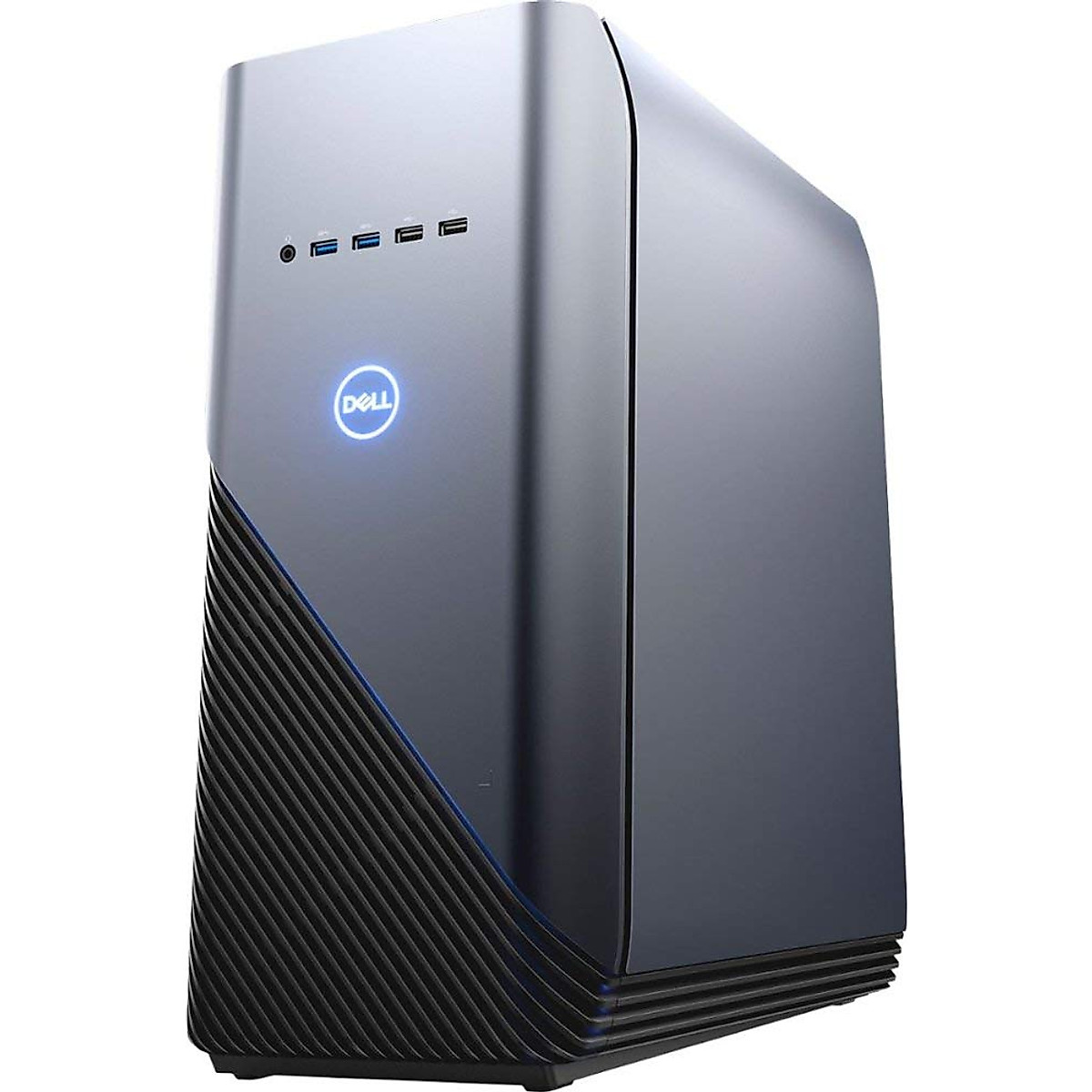 Dell Inspiron Gaming PC Desktop AMD Ryzen 7 2700 Processor, 16GB DRAM, 1TB HDD, AMD Radeon RX 580 4GB GDDR5 Graphics Card, Windows 10 64-bit, Blue LED, Model Number: i5676-A696Blu