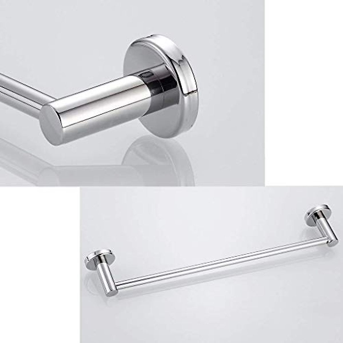 Towel Rack Towel Rails 304 Stainless Steel Towel Bar Polished Finish Wall Mounted Towel Rails for Bathroom Or Kitchen Bath Towel Shelf (42cm)(52cm)