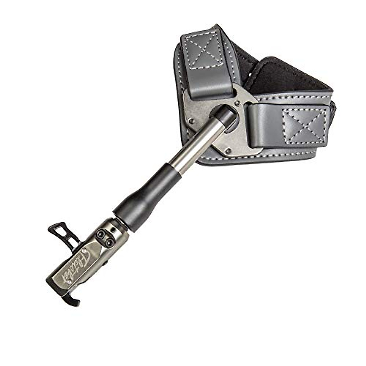 Trophy Ridge DrawPoint Archery Bow Release - Infinitely Adjustable Index Finger Release with 360-Degree Rotation, Customizable Length, Smooth Leather Wrist Strap