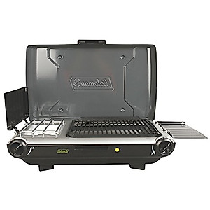 Coleman Camp Propane Grill/Stove+ , Black and Silver