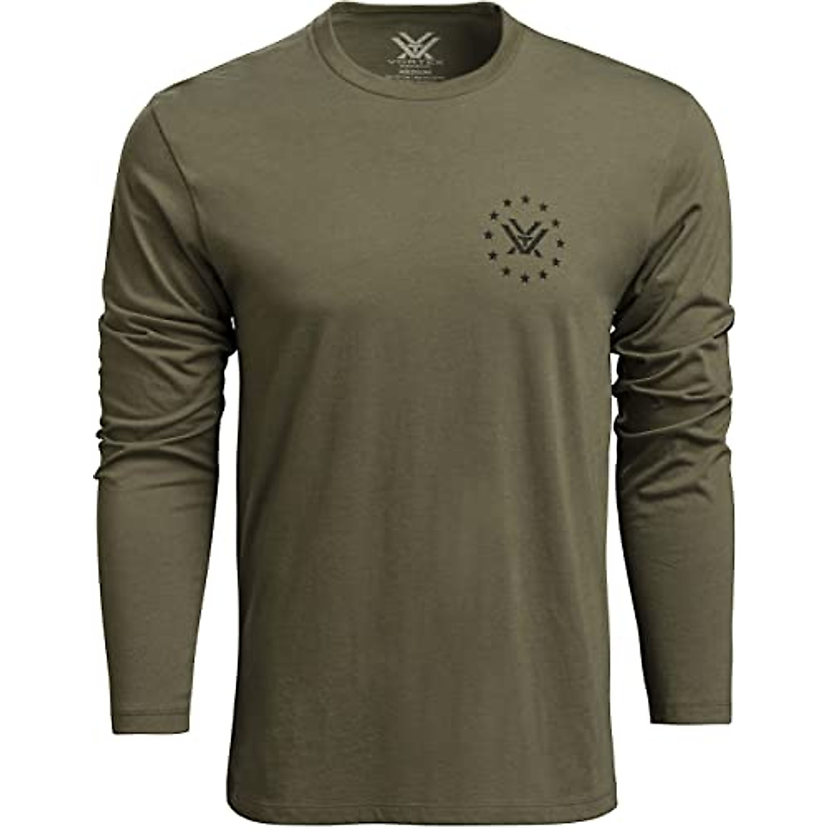 Vortex Optics Salute Long Sleeve Shirts (Military Heather, X-Large)