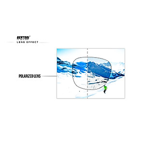 Polarized Sunglasses for Mountain Hiking Trekking Glacier Snow mod. Cortina Italy Shiny Black (Smoke Polarized/Blue Mirror)