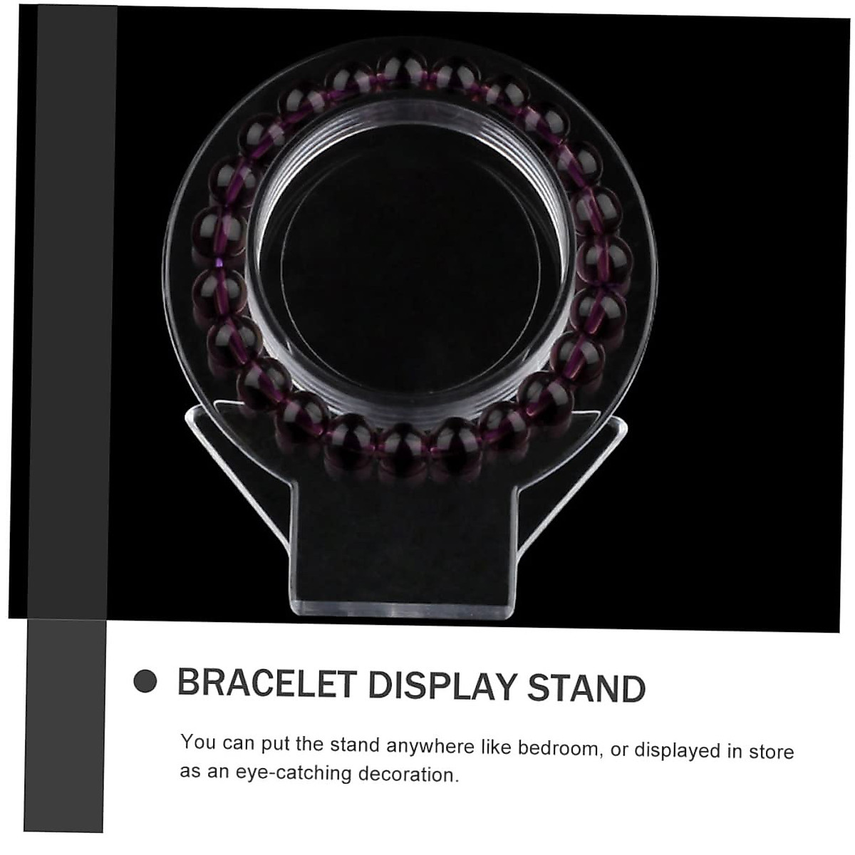 Cabilock 4pcs Display Props Watch Bracelets Acrylic