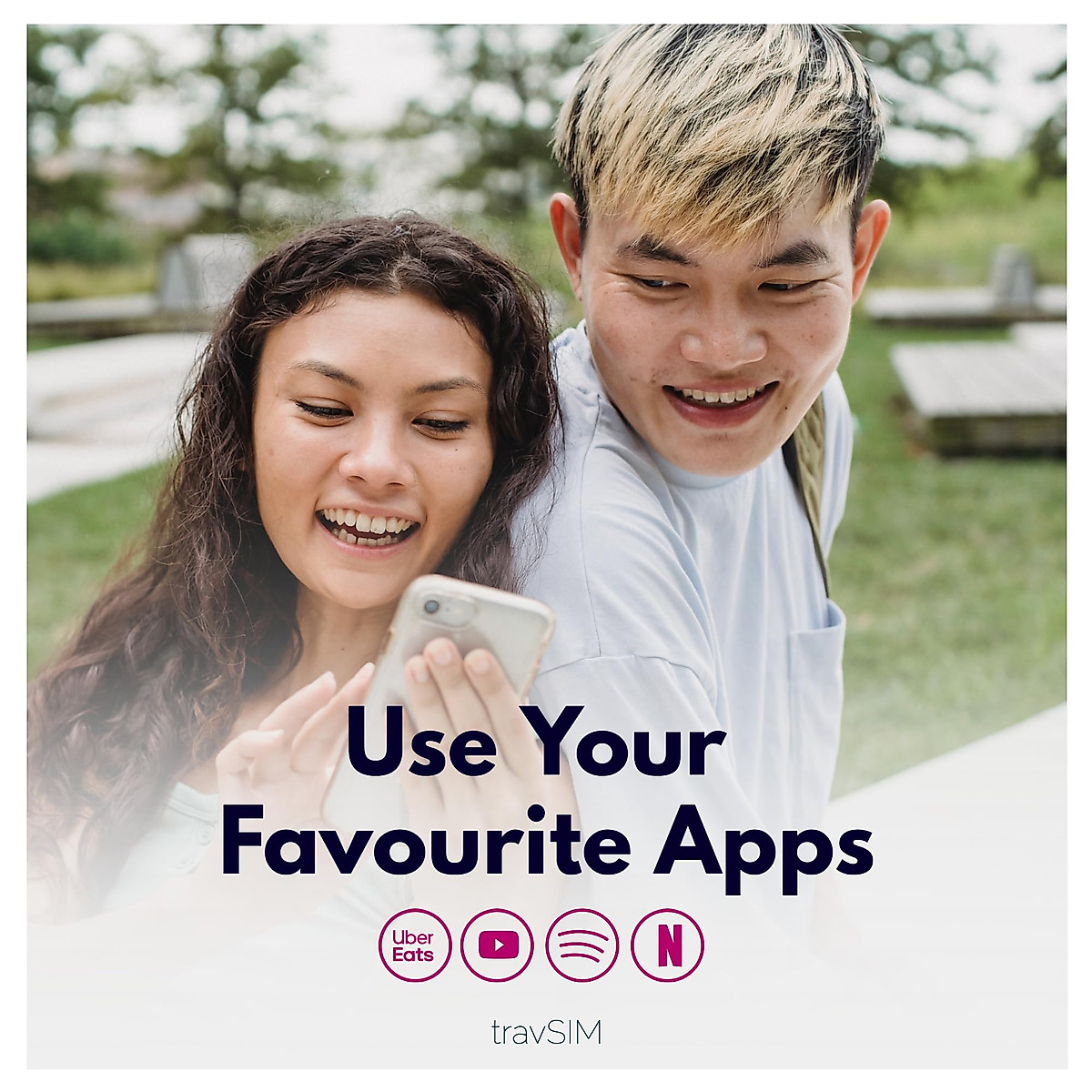 travSIM Prepaid SIM Card USA | T-Mobile Network | 50GB Data at 4G/5G speeds| SIM for The USA has Unlimited National Calls & Texts | US SIM Card 30 Days