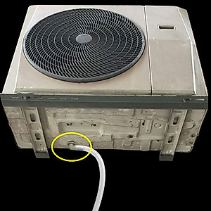 E-outstanding Air Conditioner Drain Connector 2PCS 3/5 Inch AC Drain Hose Elbow Fitting with Rubber Ring for Window AC and Mini Split Units