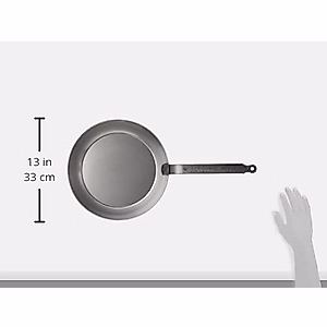 Matfer Bourgeat Black Carbon Steel Fry Pan (11 7/8)