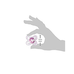 MAM Original Start Newborn Baby Pacifier, Best Pacifier for Breastfed Babies, Sterilizer Case, Girl , 0-3 Months 2 Count (Pack of 1)