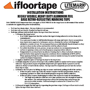 ifloortape White Permanent Reflective Outdoor Basketball/Pickleball Court Marking Tape for Asphalt, Pavement, and Concrete (4 Inches x 150 Feet per Roll)