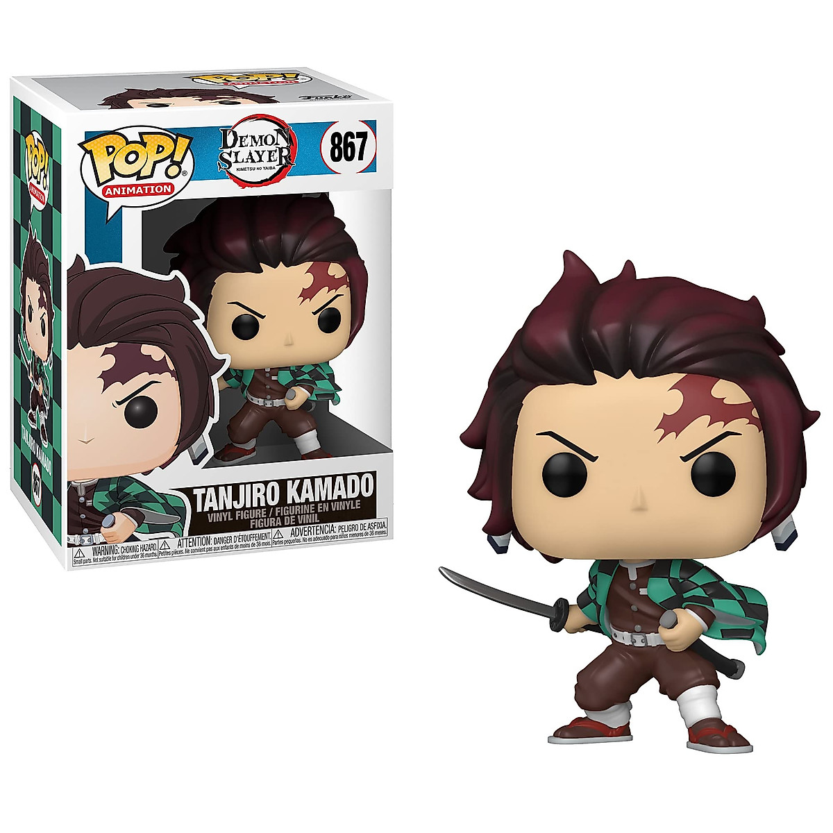 Funko Animation: POP! Demon Slayer Collectors Set - Tanjiro Kamado, Inosuke Hashibira, Zenitsu Agatsuma, Nezuko Kamado, Muzan Kibutsuji