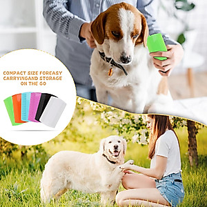 BUWUSMU 90 Pcs Double Side Tooth Pet Flea Comb Bulk for Cats Dogs Lice and Tick Comb for Small Cats Dogs Kitten Indoor(6 COLORS)