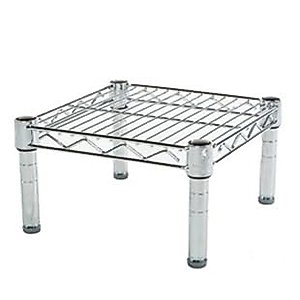 Shelving Inc. 10" d x 30" w x 6" h Chrome Wire Shelving with 1 Tier Shelf, Weight Capacity 800lbs Per Shelf
