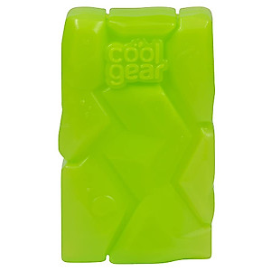 Cool Gear 4-Pack Fat Ice Pack | Reusable Ice Blocks for Lunch Box, Coolers, & More | BPA Free with Non-Toxic Freezer Gel | Keeps Food Cold & Fresh