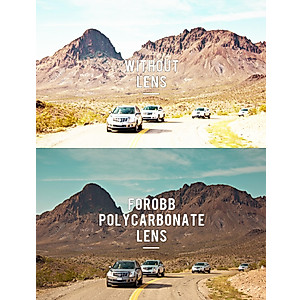 Forobb 1.8MM Polarized Replacement Lenses & Nosepieces for BOSE Tempo Sunglasses - Sapphire Blue - Polycarbonate Polarized