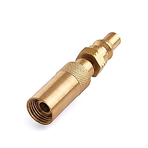 SHINESTAR 1/4'' RV Propane Quick Connect Adapter for Blackstone 17/22 Griddle, Low Pressure Conversion Fitting