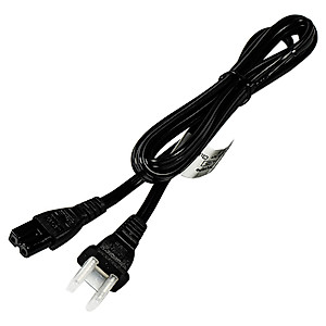 HQRP AC Power Cord Compatible with Bose Acoustimass Series 15 16 II Home Entertainment Speaker System Mains Cable, Black