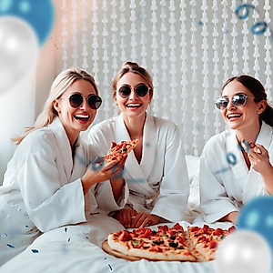 2 Pack Spicy Shining Silver Bridal Shower Backdrop - Foil Curtains - Creative Bachelorette Party Decorations - Bridal Shower Decor for Photoshoots - 3.3 x 6.6 Ft