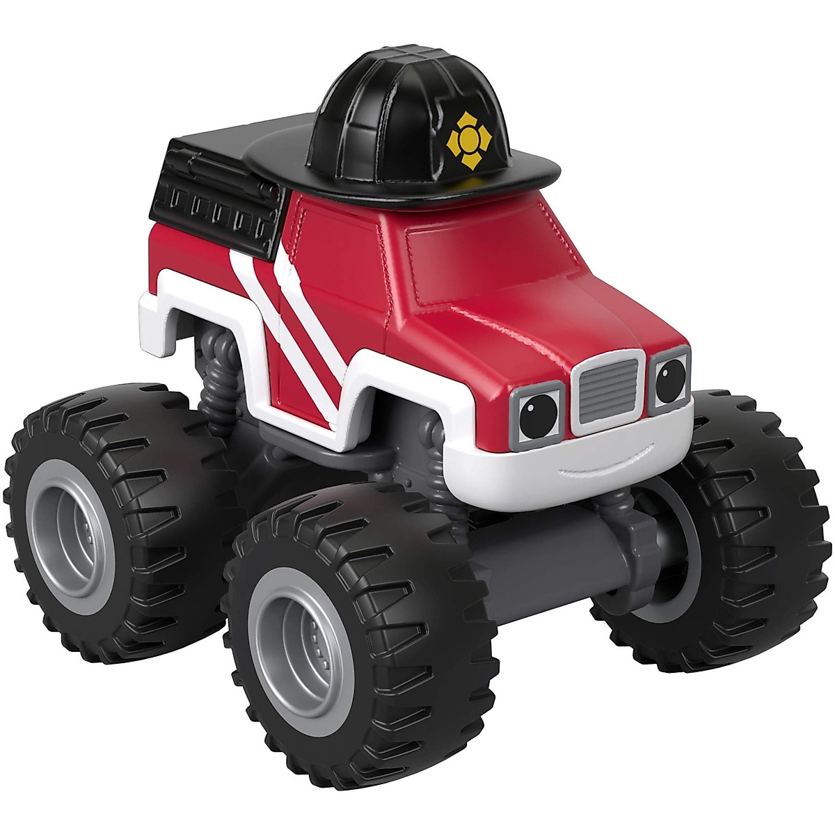 Fire Rescue Firefighter is a freewheeling collectable Blaze and the Monster Machines vehicle with die-cast body, thick racing tires, and metal axles for fast-rolling speed!