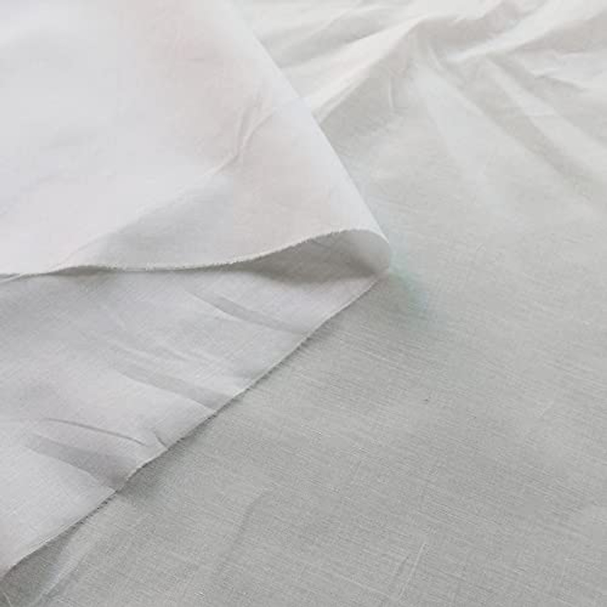 100cm*140cm White Silk Cotton Fabric Lining Material for Dress Natural Silk Cotton Fabric Material