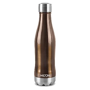 Milton Duke 1000 Thermosteel Hot and Cold Water Bottle, 920 ml, Coffee Brown