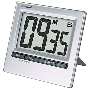 Lavatools KT2 Digital Kitchen Timer & Stopwatch, Large Display, Bold Digits, Simple Operation, Loud Alarm, Magnetic Kickstand for Cooking and Classroom